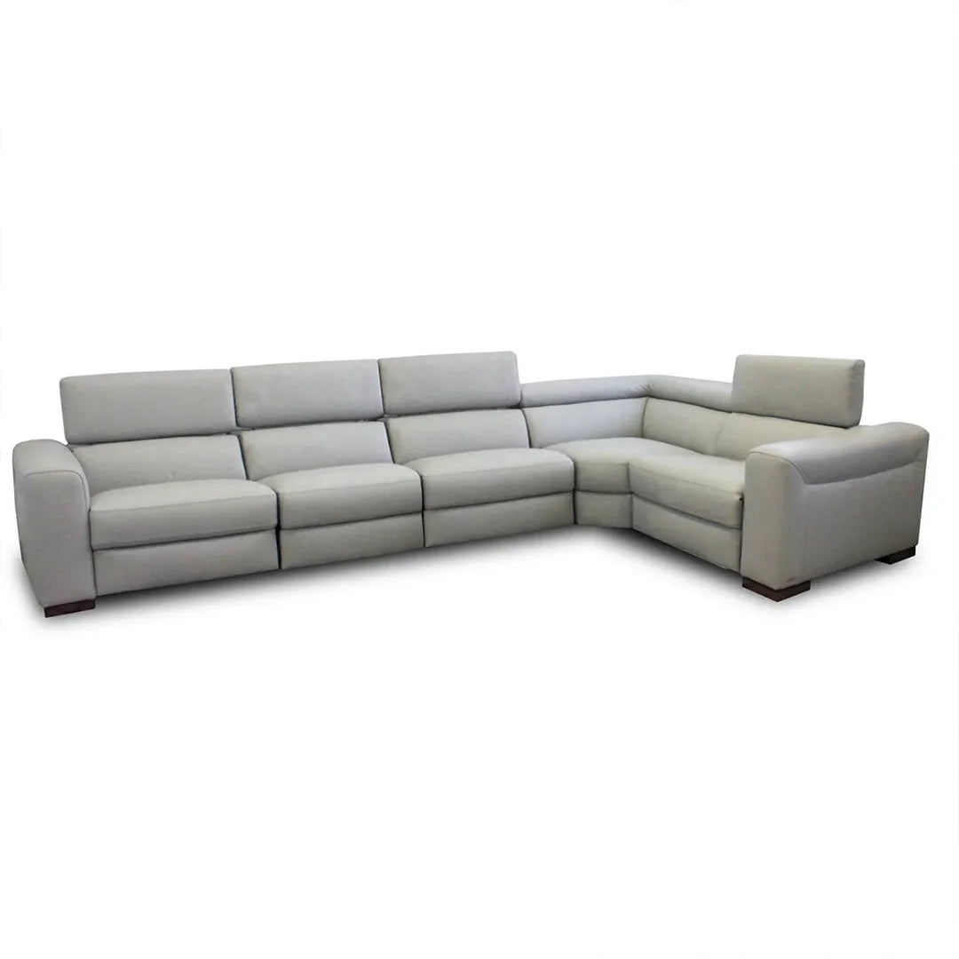 Esquinero Forza Natuzzi color gris 3 reclinables Natuzzi. Muebles ...