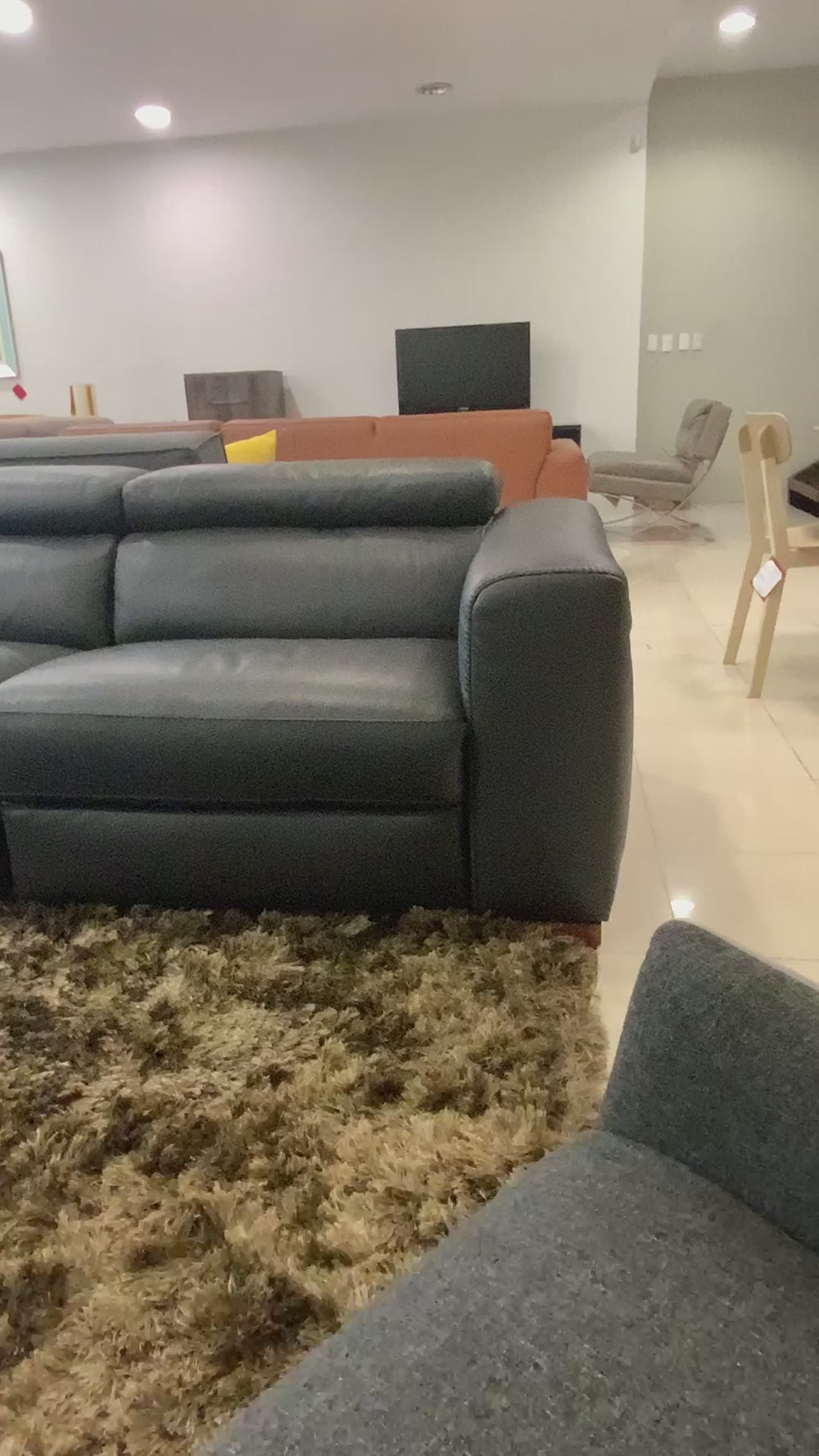 Esquinero Forza Natuzzi color gris 3 reclinables Natuzzi. Muebles ...